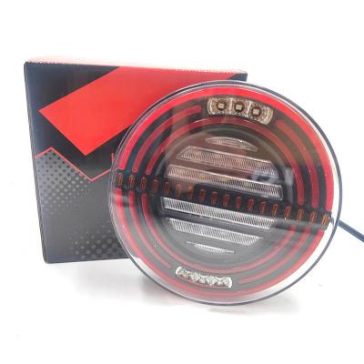 China 4INCH Warning Lamp Trailer Light Truck LED Stop Brake Turn Signal Reverse Lamp Rear Tail Light for Truck Trailer Lorry caravan for sale