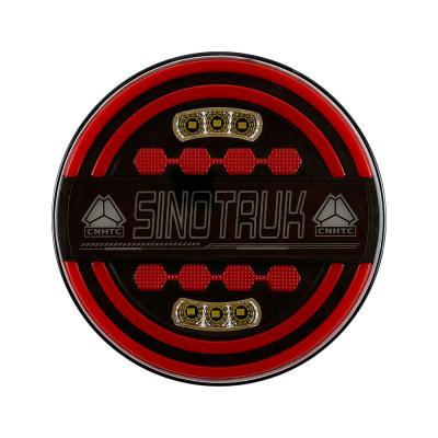 China Factory High Quality 4 Inch LED Round Trailer Tail Lights Flowing Lights Rear Lamps Truck Lights With Sequential Indicators for sale