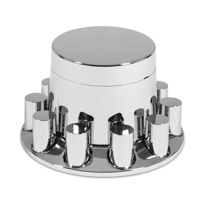 China Factory Wheel Axle Covers Suits Lug Nut Covers for Semi Trucks Wheel Axle Cover Hub Caps for American Trucks for sale