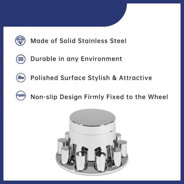 Quality Factory Wheel Axle Covers Suits Lug Nut Covers for Semi Trucks Wheel Axle Cover for sale