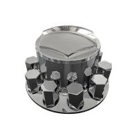 Quality Chrome Truck Axle Cover Kit 33mm 32mm ABS Plating Truck Wheel Cover Truck Parts for sale