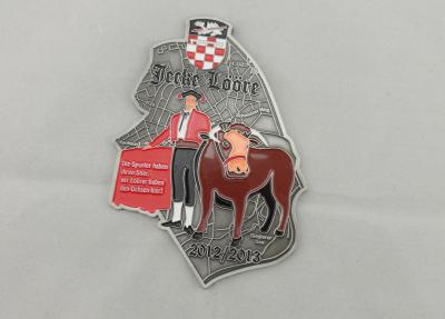 China Verzinken Sie Legierung/Zinn Karnevals-Medaille Jecke Loore Karneval vorbei Druckguß, antike Vernickelung zu verkaufen