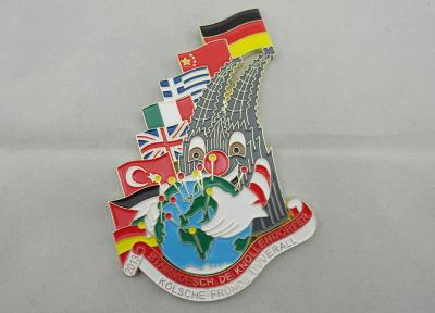China Custom Zinc Alloy Kolsche Frunde Carnival Medal with Soft Enamel, Gold Plating, Die Cast for sale