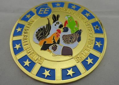 China Metal Zinc Alloy / Pewter / Aluminum Soft Enamel Souvenir Badges, Memorial Badges with Gold Plating for sale