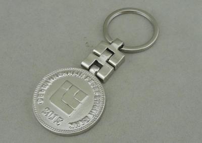 China Silver Plating Promotional Key Ring 3D Die Casting Stainless Steel for sale