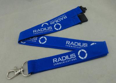 China Name Badge Polyester Neck Customized Keychains With Multi Color Printing for sale