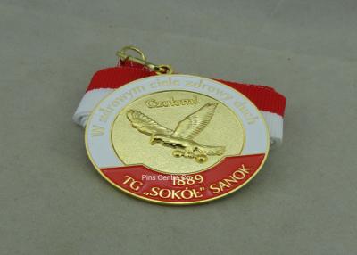 China Zachte het Emailmedaille van het matrijzenafgietsel, Marathon Lopende Medaille met Druklint Te koop