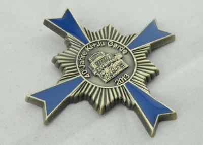 Китай Медаль эмали 40 Jahre Garde, античная латунная плакировка для декоративной продается