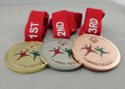 Cina Le medaglie placcate rame con il nastro, la pressofusione per il gioco olimpico in vendita
