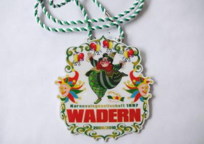 China Antikes Vergolden, Karnevals-Medaillen-/Bier-Festival-Medaillen des Druckguss-STAD mit rotem Bergkristall zu verkaufen