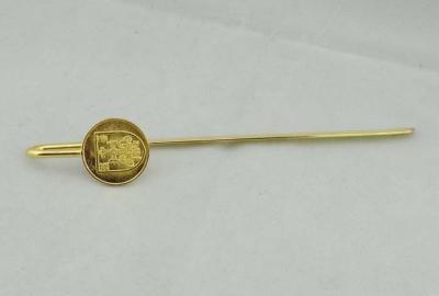 China Emblemas ligas de zinco concessão, 2D ou 3D da lembrança com chapeamento de ouro à venda