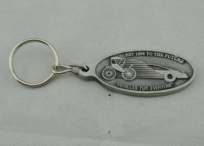 Cina Smalto molle promozionale di Keychain di placcatura d'argento antica con il logo su ordinazione in vendita