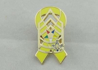 Cina Il Pin duro d'imitazione dello smalto placcato oro su ordinazione di logo ed ha personalizzato i perni del risvolto in vendita