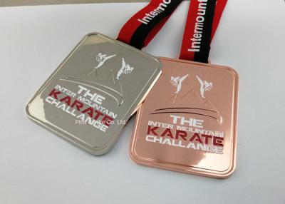 Cina Le medaglie in lega di zinco del nastro del sottomarino di karatè con smalto molle, medaglie di sport della pressofusione in vendita