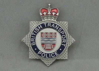 中国 イギリスの輸送の警察の記念品は模造堅いエナメルと押される黄銅に記章を付けます 販売のため