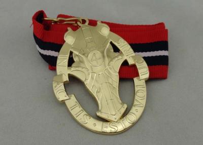 China Demarkmatrijs Gegoten Medaille voor Lopen 3D met het Gouden plateren van de Zinklegering Te koop