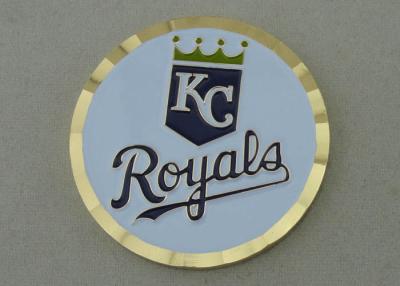 Cina I Royals del KC hanno personalizzato le monete da ottone timbrato con il bordo del taglio del diamante e a 2.0 pollici in vendita