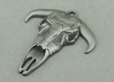 Cina 3D in lega di zinco muoiono medaglie della colata per la placcatura d'argento dell'oggetto d'antiquariato e della mucca texana in vendita