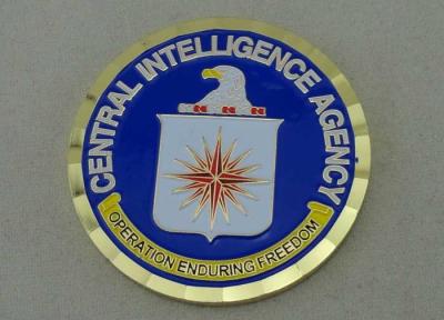 Cina Moneta militare d'ottone del CIA, smalto molle e doratura in vendita