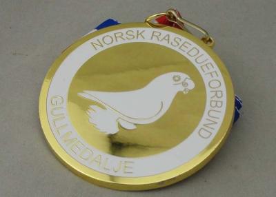 China De messingsmatrijs stempelde Imitatie Harde Gouden Norsk-Metaalmedaille 2.0 duim Te koop