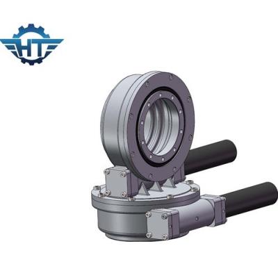 Chine 3 Inch dual Axis Slew Drive Gearbox Of High Accuracy For 24V Solar Tracking System à vendre