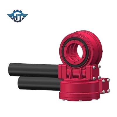 Multi Tooth Contact Dual Axis Small Slew Drive With 24V Motor For Long Life Solar Trackers