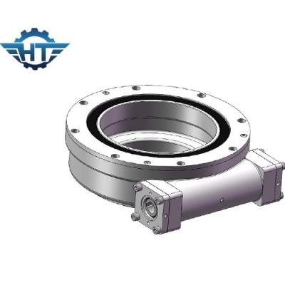 China Single Axis 14 Inch Self Locking Slew Drive Gearbox With Stepper Motor For Concentrated Power Plant for sale