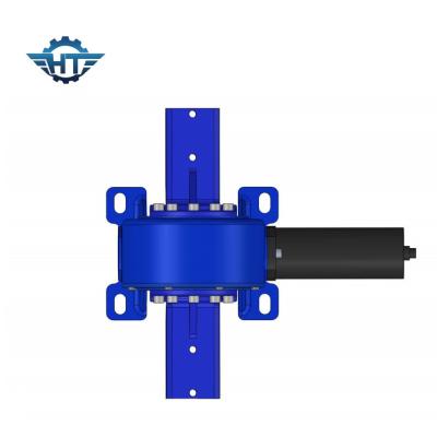 Китай Горизонтальный закрытый небольшой поворотный привод с мотором 24 ВДК для наклонных солнечных трекеров продается