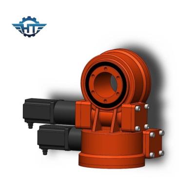 China Caja de cambios dual de la impulsión de la ciénaga de AXIS de 7 pulgadas con los motores de 12V DC para el sistema de seguimiento solar en venta