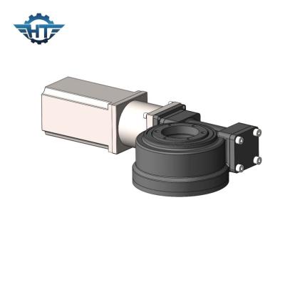 China Worm Geared Enclosed Small Slew Drive With Quenched Tooth For Construction Machinery for sale