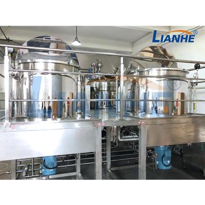 Cina Macchina d'emulsione dell'emulsionante 1T di acciaio inossidabile del miscelatore di vuoto del gel crema cosmetico dell'unguento in vendita