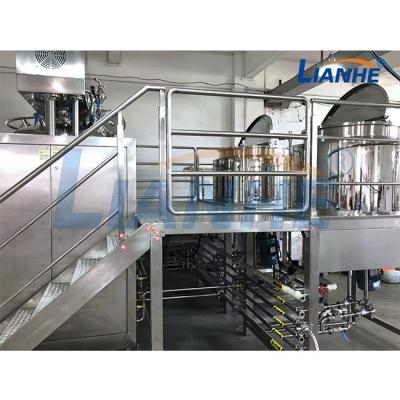 Cina Macchina d'emulsione dell'emulsionante 1T di acciaio inossidabile del miscelatore di vuoto del gel crema cosmetico dell'unguento in vendita