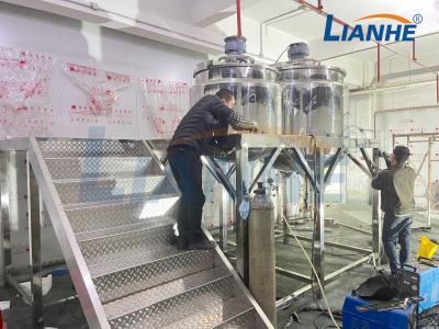 Cina Gel cosmetico del miscelatore del riscaldamento dell'idratante dell'omogeneizzatore fisso dell'emulsionante che fa macchina in vendita