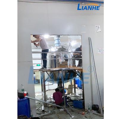 China Kosmetik des Vakuum5t, die Maschinen-Creme-Shampoo-Emulsionsmittel-Lotions-Heizungs-Mischer macht zu verkaufen