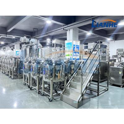 China Dampf-Heizungs-Vakuumemulsionsmittel-Mischer-kosmetischer Salben-Mischbehälter mit Quirl zu verkaufen