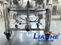 China 300L Fixed Cover Type Heating Mixing Tank Movable Button Control for sale