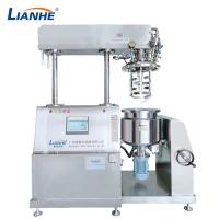 China Hydraulic Lifting Vacuum Emulsifier Mixer Machine Automatic 50L for sale
