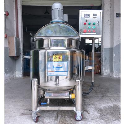 Cina Riscaldamento del miscelatore dell'emulsionante dell'omogeneizzatore del prodotto disinfettante di 1.5KW 200L rivestito in vendita