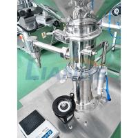 China Vertical Piston Semi Automatic Paste Filling Machine , Antirust Liquid Filler Machine for sale