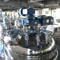 China Fixed Type Tomato Ketchup Making Machine , 1000L Vacuum Emulsifying Mixer for sale