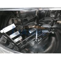 China 3000L Ketchup Making High Shear Emulsifier Mixer With Circulating Pump for sale