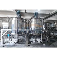 China 3000L Ketchup Making High Shear Emulsifier Mixer With Circulating Pump for sale