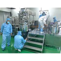 China Steam Heating Cosmetics Mixing Machine For Liquid Soap 200L TouchScreen Control for sale