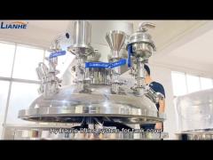 impastatrice crema cosmetica 5.5KW SUS304, omogeneizzatore durevole del miscelatore sottovuoto