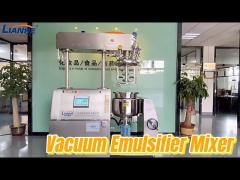 PLC Control Cream Vacuum Emulsifier Mixer High Shear 5L - 5000L