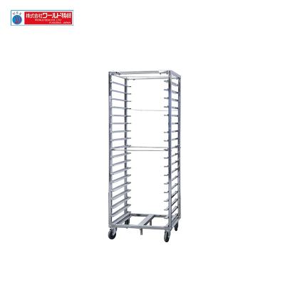 China OEM Bakery Trolley Commercial Customized Size Aluminum Alloy Baking Oven Storage Trolley for sale