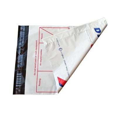 China custom printed white poly plastic mailing bags postal bags courier poly bags waterproof mailing bags for sale