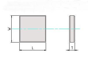 China 8*8*4 K9 optical windows for sale