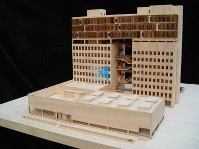 China Atrium building miniature model maker suppliers , 3d house model for sale