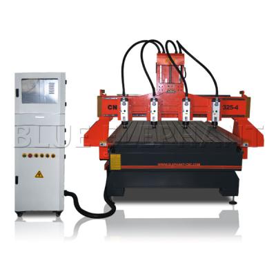 Cina Scultura di legno che scava i motori mandrini multi- 1300 x 2500 x 200mm del router di CNC della testa in vendita